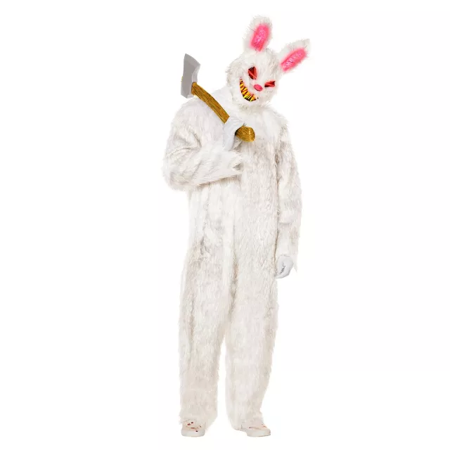 Adult LED Wire Evil Bunny Costume - Spirithalloween.com