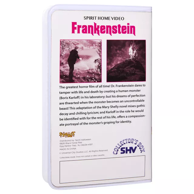 Frankenstein Video Collector Box - Universal Monsters - Spirithalloween.com