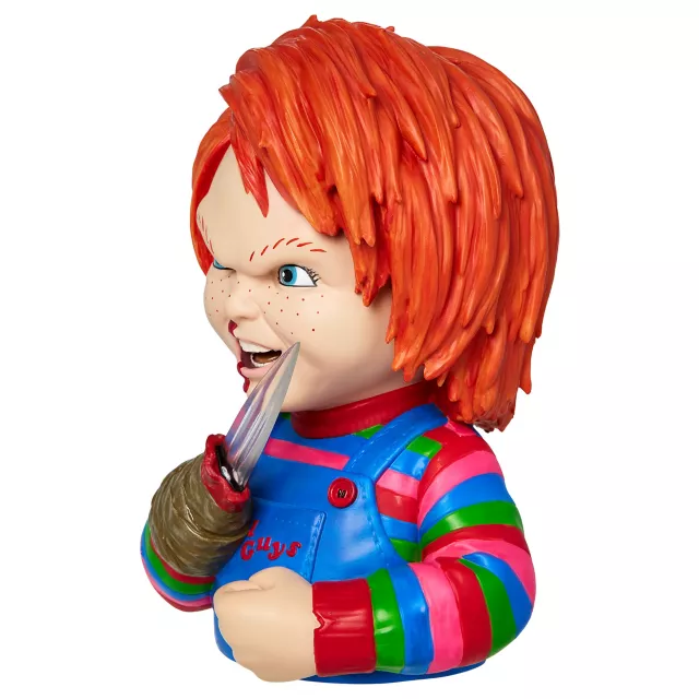 Chucky Bust Light-Up Statue - Spirithalloween.com