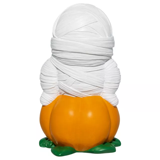 Pumpkin Mummy Tabletop Statue - Spirithalloween.com