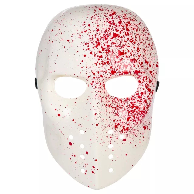 Bloody Hockey Half Mask - Spirithalloween.com