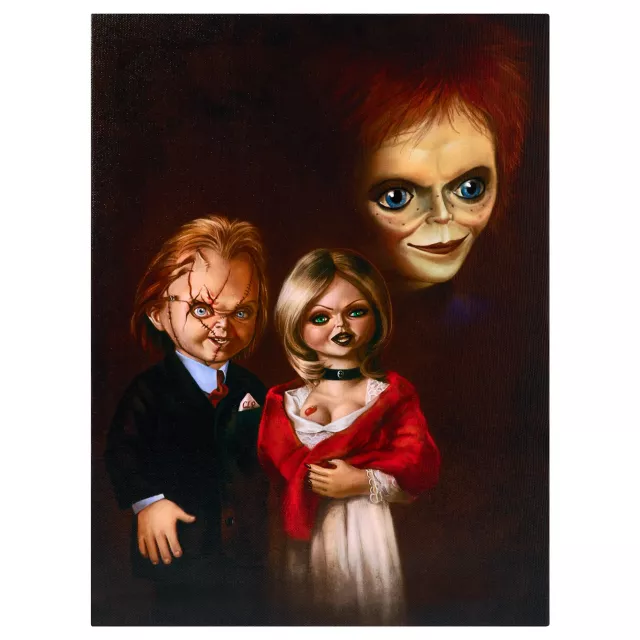 Chucky Family Canvas Sign - Spirithalloween.com