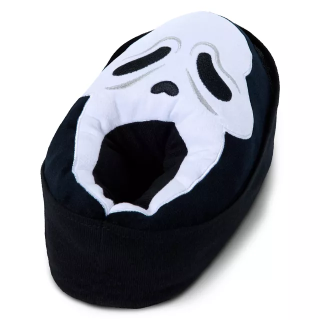 Ghost Face Plush Slippers - Spirithalloween.com