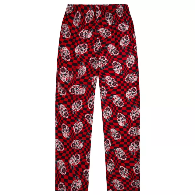 Black and Red Checkered Art the Clown Lounge Pants - Terrifier ...