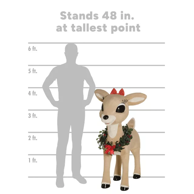 4 Ft Clarice Animatronic - Rudolph the Red-Nosed Reindeer ...