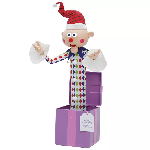 5 Ft 3 In Misfit Charlie-in-the-Box Animatronic - Rudolph the Red-Nosed ...
