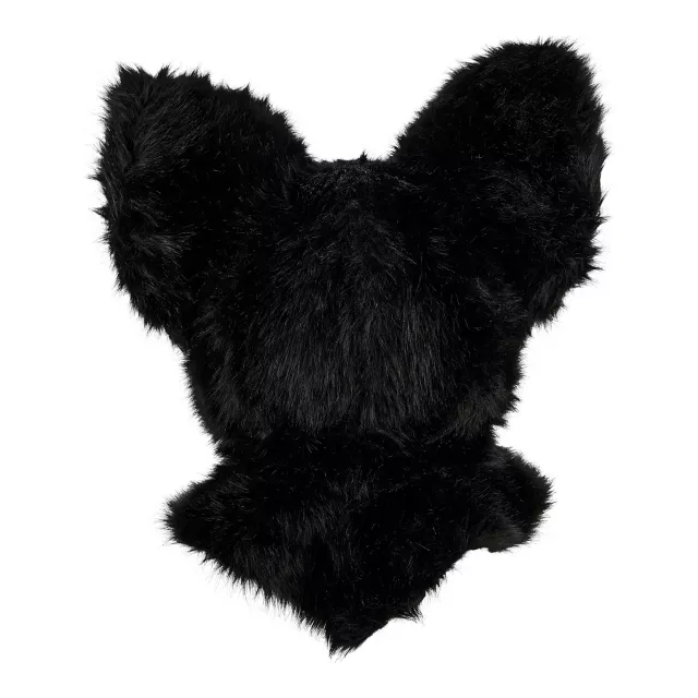 Deluxe Black Furry Mask - Spirithalloween.com