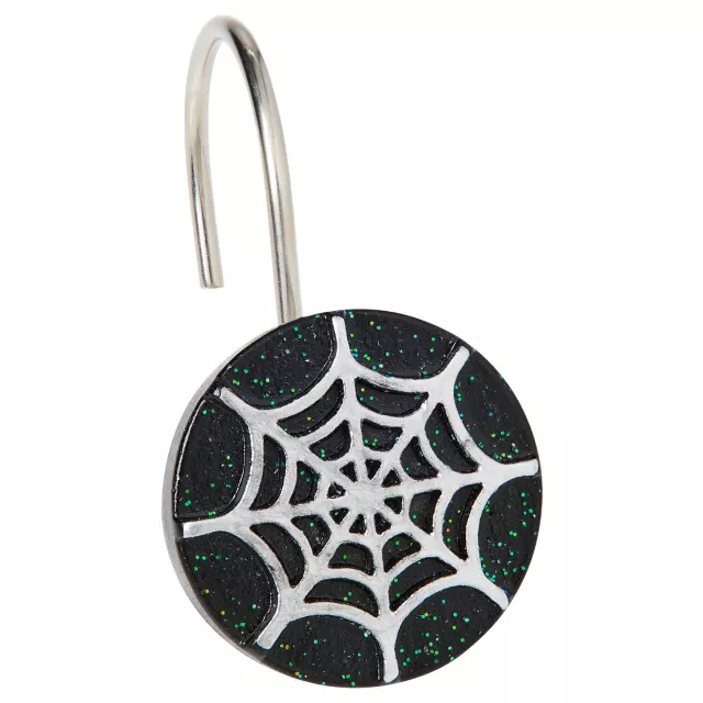 Spider Web Shower Hook Set - Spirithalloween.com