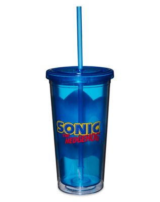 Winking Sonic Cup with Straw 20 oz. - Sonic the Hedgehog ...