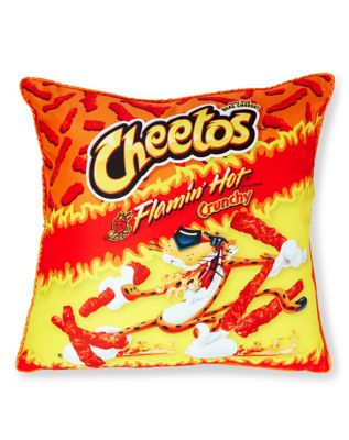 Square Flamin' Hot Cheetos Pillow - Spirithalloween.com