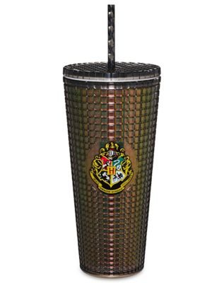 Studded Hogwarts Cup with Straw 20 oz. - Harry Potter - Spirithalloween.com