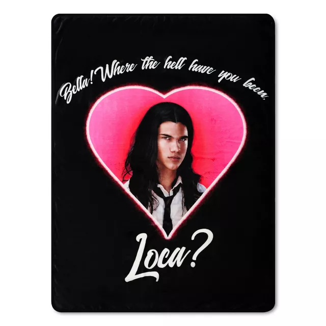 Where Have You Been Loca Jacob Fleece Blanket - Twilight ...