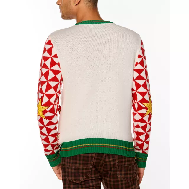 Light-Up Santa Certified Freak Christmas Sweater - Spirithalloween.com