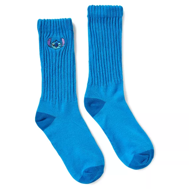 Stitch Slouch Crew Socks - Lilo & Stitch - Spirithalloween.com
