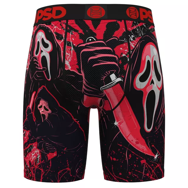 PSD Ghost Face Knife Boxer Briefs - Spirithalloween.com