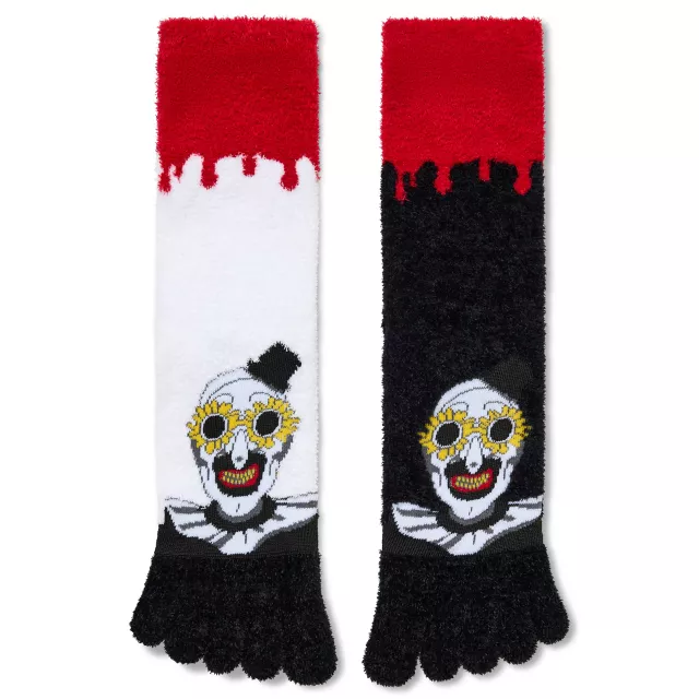 Art the Clown Toe Socks - Terrifier - Spirithalloween.com