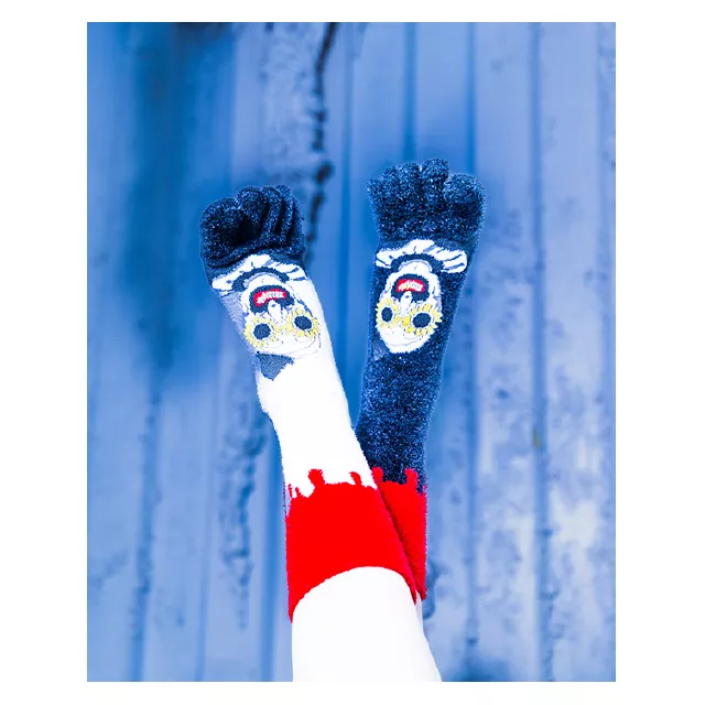 Art the Clown Toe Socks - Terrifier - Spirithalloween.com