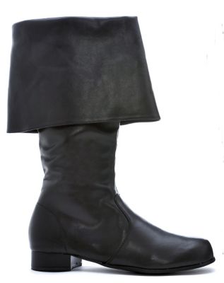 Black Captain Boots - Spirithalloween.com
