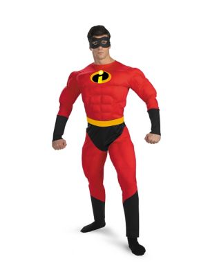 Adult Mr. Incredible Costume Deluxe - The Incredibles - Spirithalloween.com