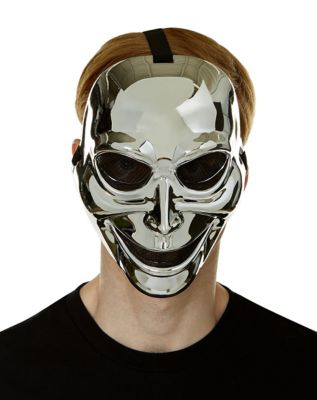 Sinister Ghost Half Mask - Spirithalloween.com