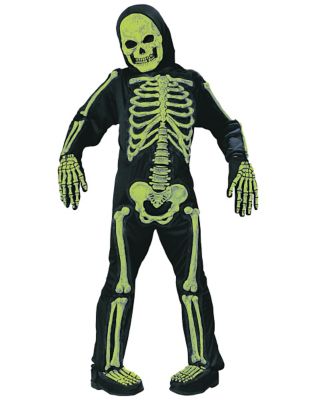 Green Totally Skelebones Child Costume - Spirithalloween.com
