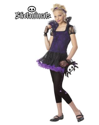 Skelanimals Timmy Spider Girls Costume - Spirithalloween.com