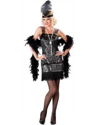 Adult Flirty Flapper Costume - Spirithalloween.com