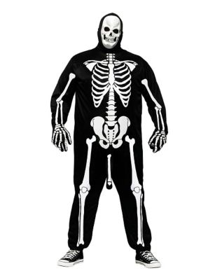 Adult Skeleboner One Piece Costume - Spirithalloween.com
