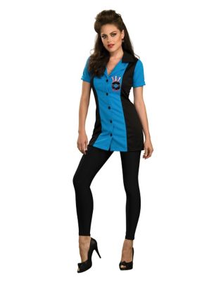 Ginger Bowling Shirt Adult Womens Costume - Spirithalloween.com