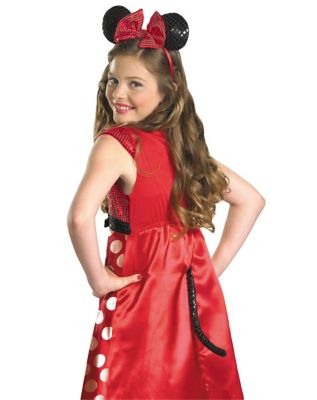 Tween Red Minnie Mouse Dress Costume - Disney - Spirithalloween.com
