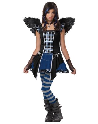 Tween Raven Costume - Strangeling - Spirithalloween.com