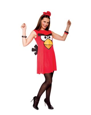 Angry Birds Sassy Red Angry Bird Adult Womens Costume - Spirithalloween.com