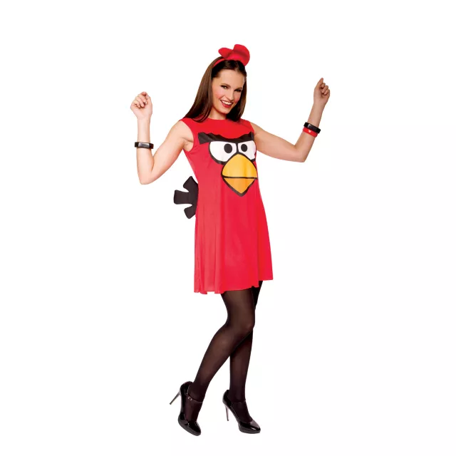 Angry Birds Sassy Red Angry Bird Adult Womens Costume - Spirithalloween.com