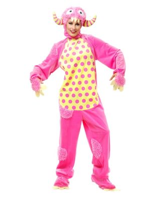 Pink Mini Monster Adult Costume - Spirithalloween.com