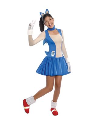 Teen Sonic Dress Costume - Sonic the Hedgehog - Spirithalloween.com