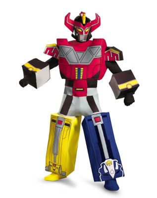 Adult Megaforce Megazord Costume Deluxe - Power Rangers ...
