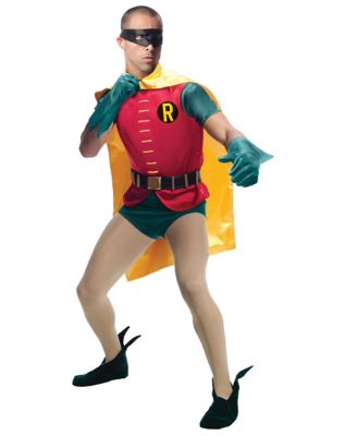 Adult Classic Robin Costume Deluxe - 1960s Batman TV Show ...