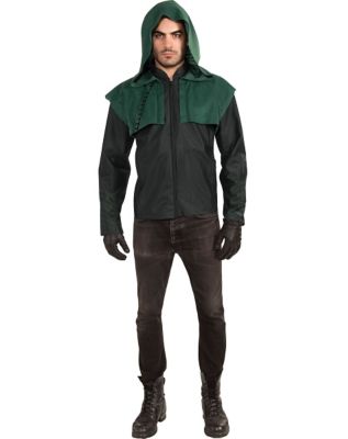 Hoodie and Gloves Arrow Costume Deluxe- Arrow - Spirithalloween.com