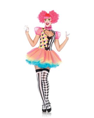 Adult Sweet Heart Harlequin Costume - Spirithalloween.com