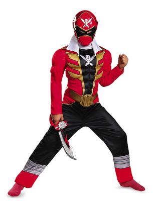 Kids Muscle Red Power Ranger Costume - Power Rangers Super Megaforce - Spirithalloween.com
