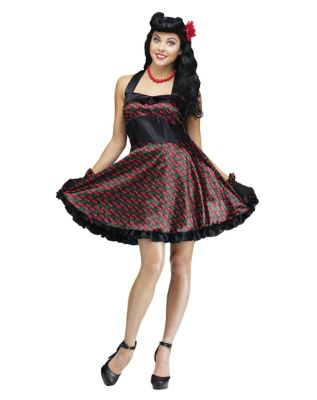Adult Cherry Bomb Dress Costume - Spirithalloween.com