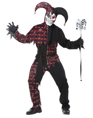 Adult Sinister Jester Costume - Spirithalloween.com