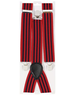 Red and Blue Striped Suspenders - Spirithalloween.com