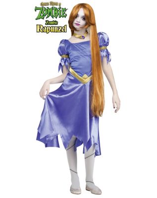 Kids Zombie Rapunzel Costume - Once Upon A Zombie - Spirithalloween.com