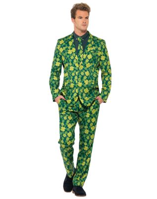 Adult Clover St. Patrick's Day Suit - Spirithalloween.com
