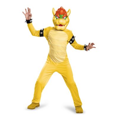 Kids Bowser One Piece Costume Deluxe - Mario Bros - Spirithalloween.com