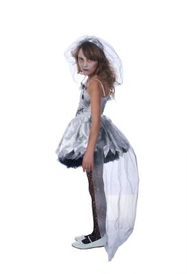 Kids Zombie Flower Girl Child Costume - Spirithalloween.com