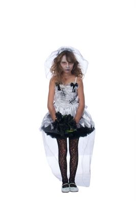 Kids Zombie Flower Girl Child Costume - Spirithalloween.com