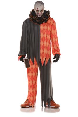 Adult Evil Clown Costume - Spirithalloween.com