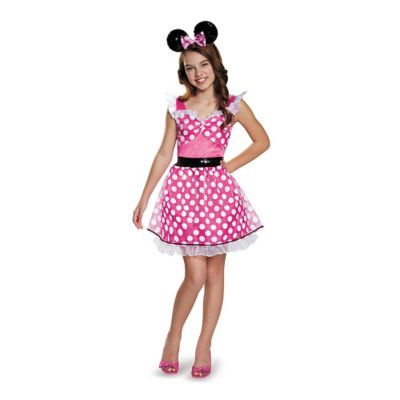 Tween Pink Minnie Mouse Costume - Disney - Spirithalloween.com